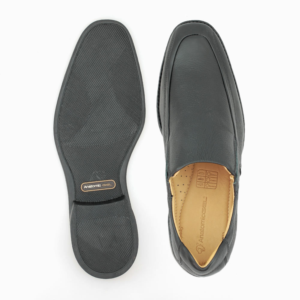 Sapato Anatomic Gel 9246 Floater Preto - Melhor do Sapato