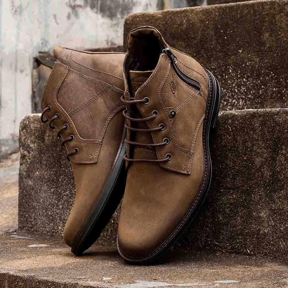 Bota Anatomic Gel 8798 Bullskin Azeitona - Melhor do Sapato