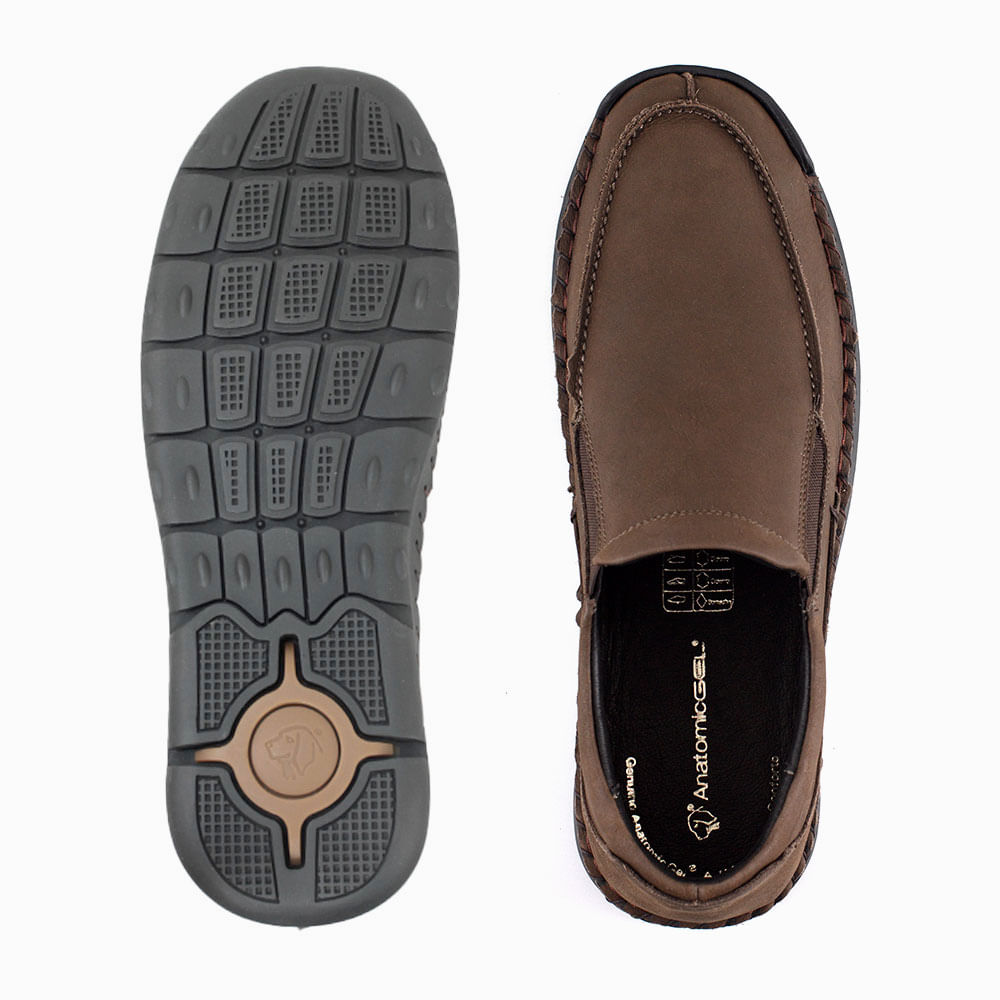Sapato Anatomic Gel 7310 Rústico T. Moro - Anatomic Gel