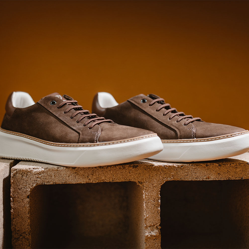 Tênis Anatomic Gel 2401 Nobuck Brown - Anatomic Gel