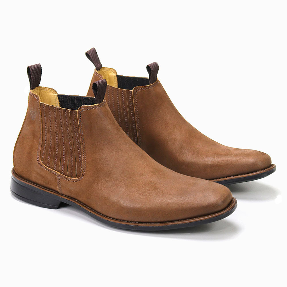 Botina Anatomic Gel 9294 Vintage Conhaque - Anatomic Gel